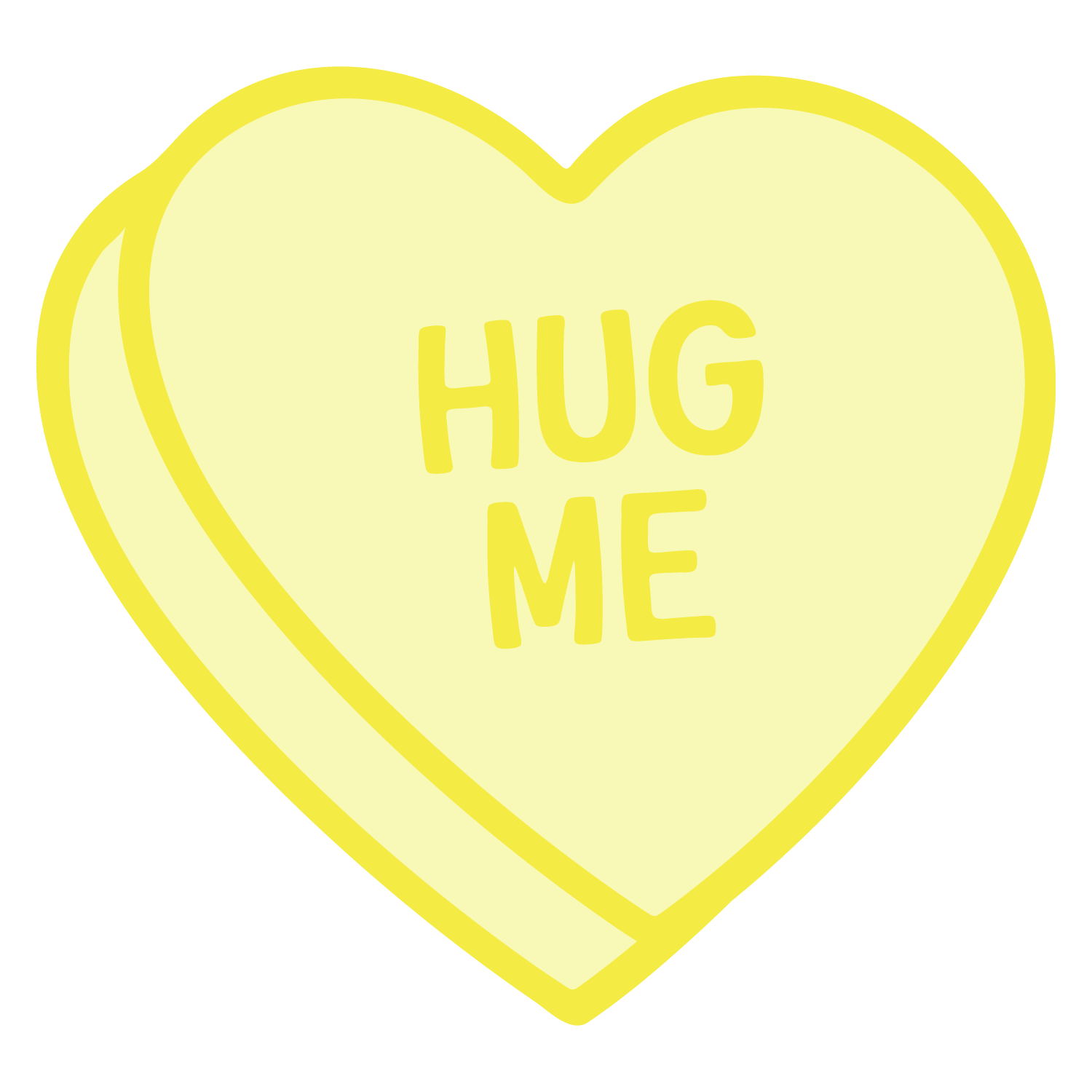 HUG ME Candy Heart for Valentine's Day|D-1238635