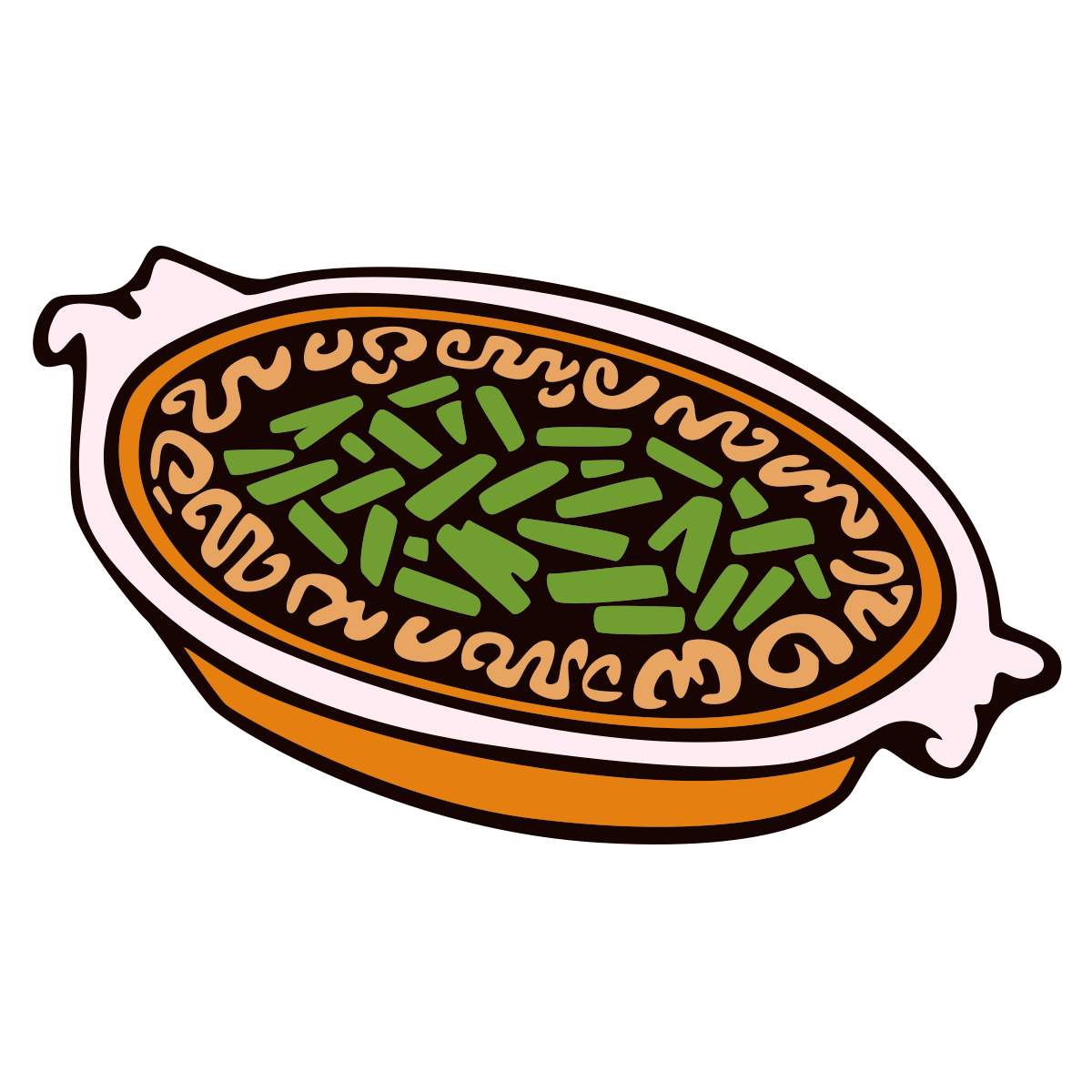 Green Bean Casserole Cartoon|D-1225411