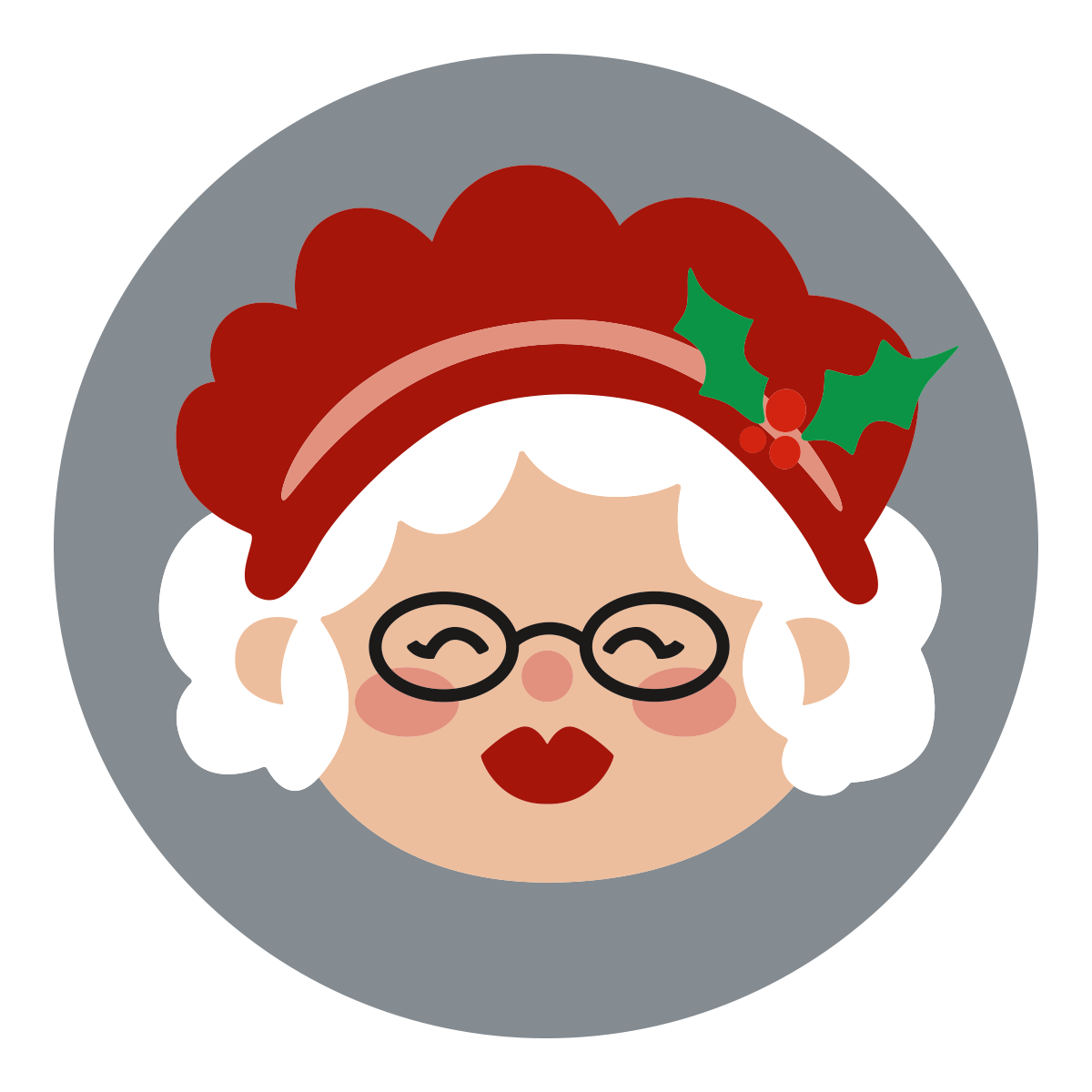 Mrs. Claus Face|D-1235076