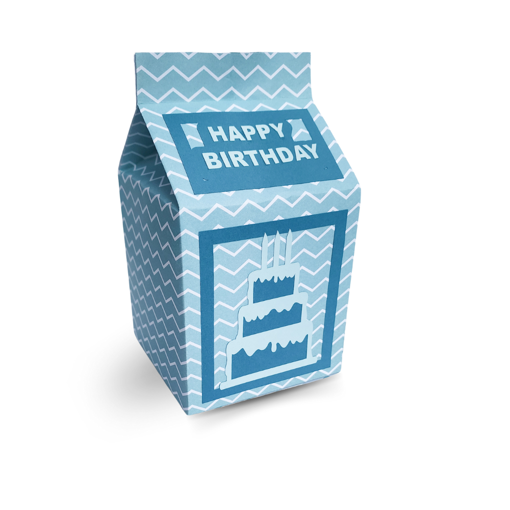 Happy Birthday Milk Box|D-1225880