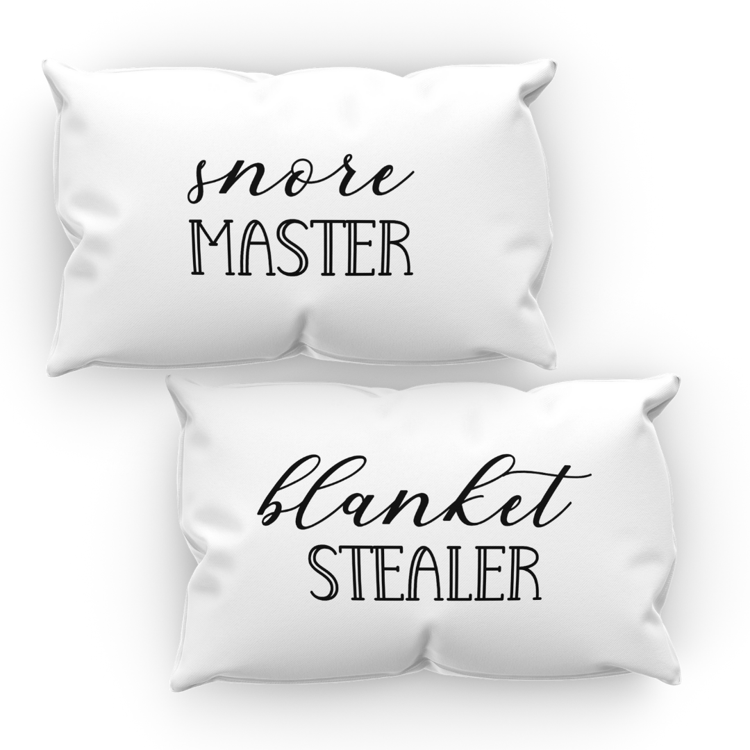 Snore Master Blanket Stealer Typography Set|D-1244359