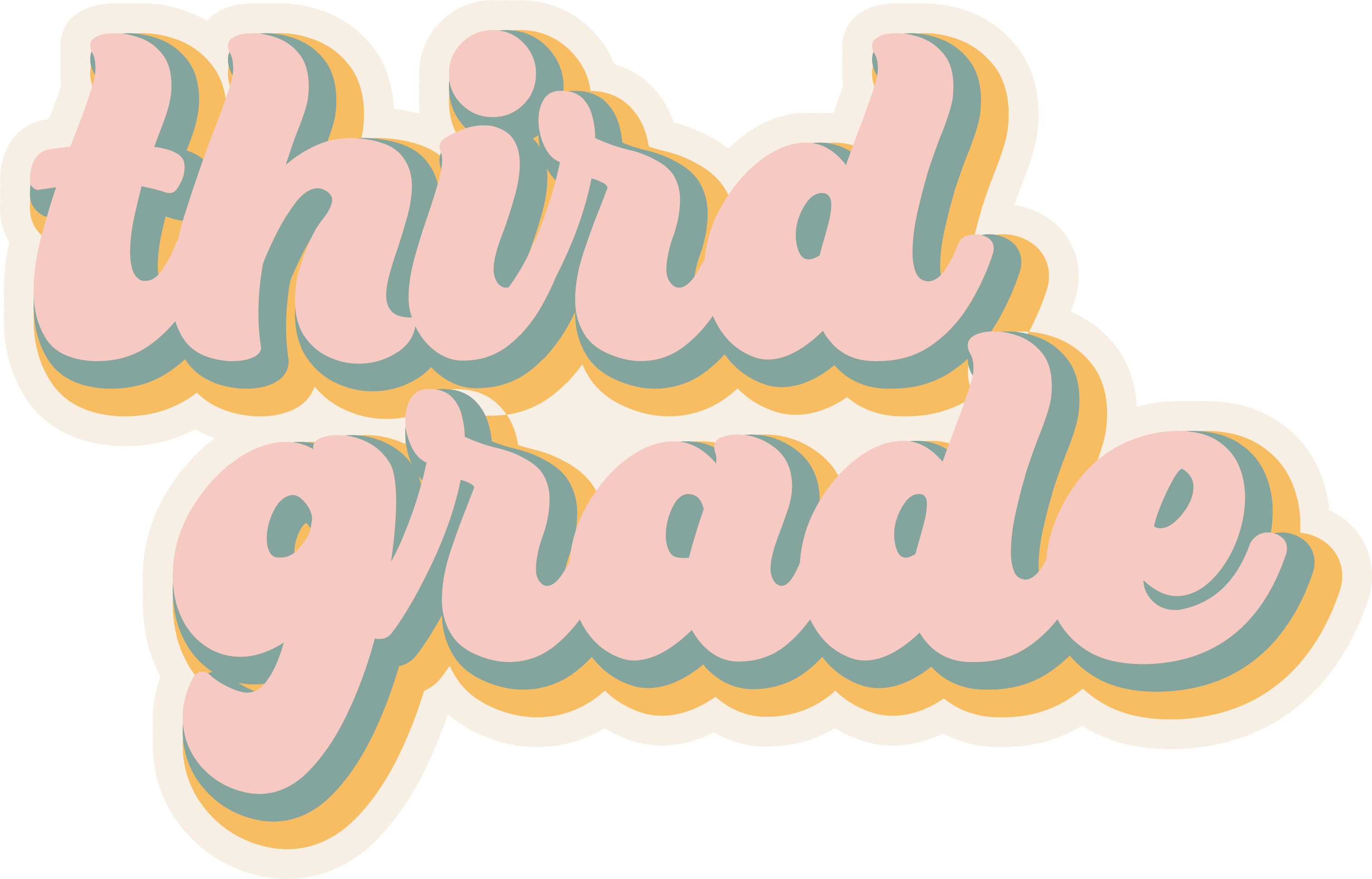 School Sign Third Grade|D-373756