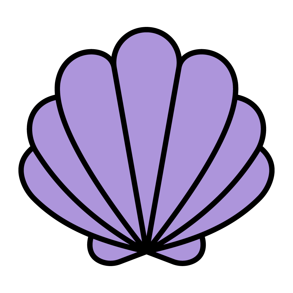 Clam Shell SVG | Beach SVG|D-1237669