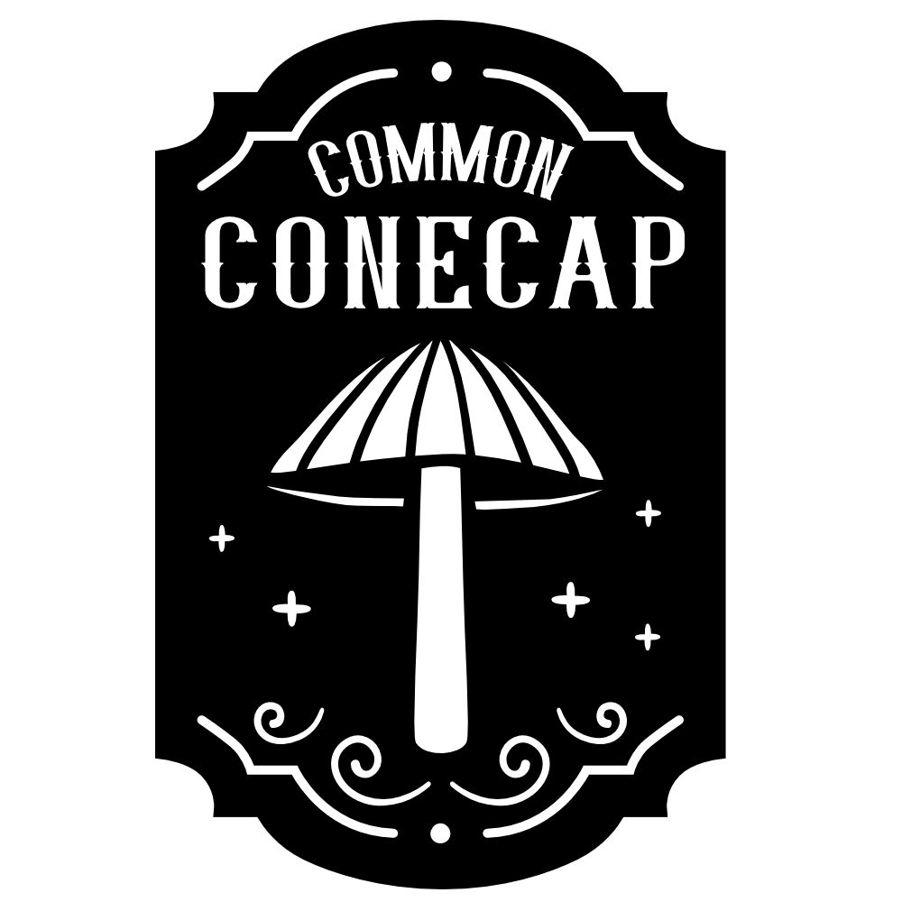 common conecap mushroom label|D-1228978