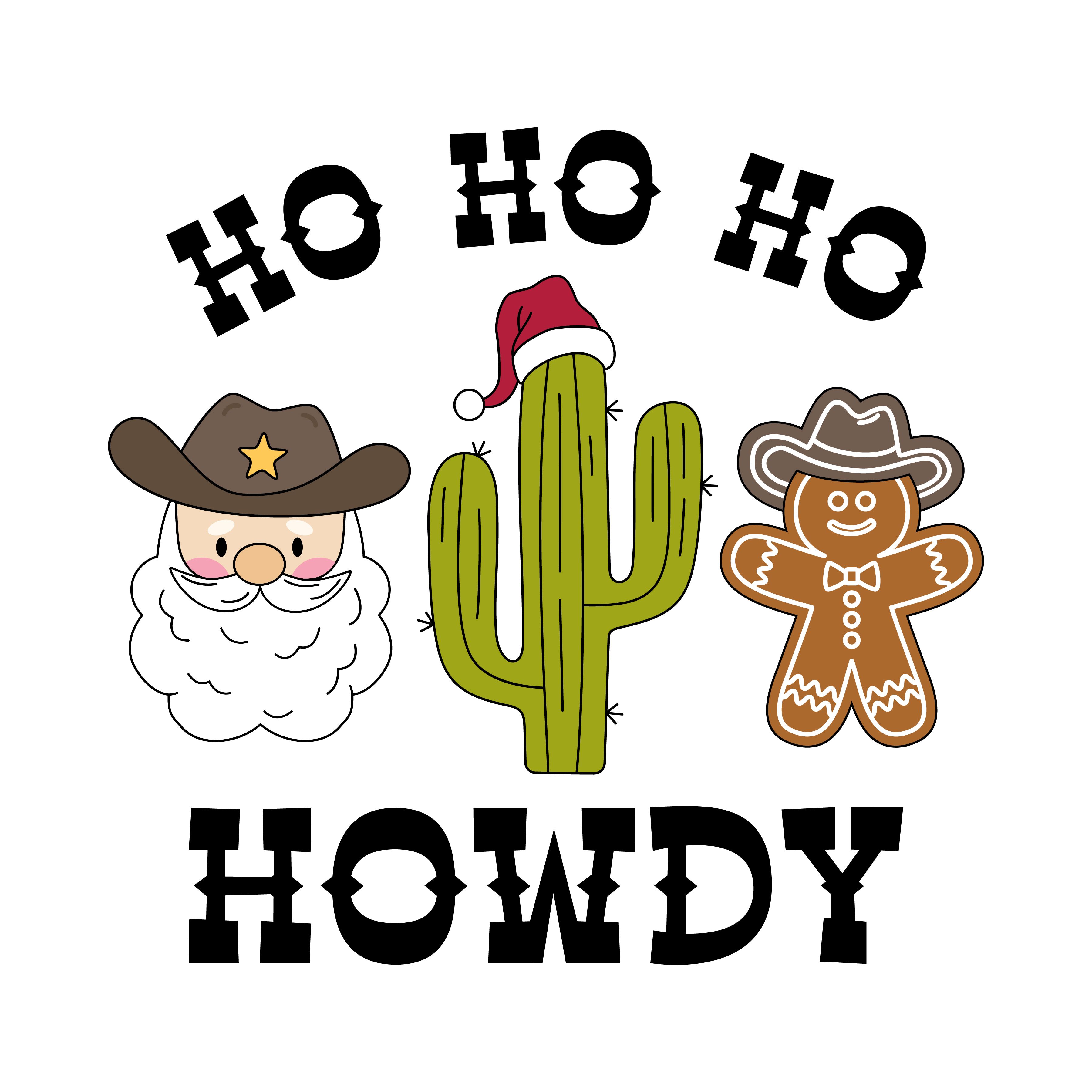Ho Ho Ho Howdy Western Design|D-1236172