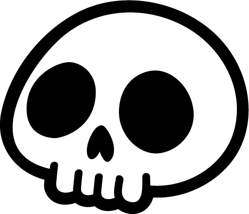 cute simple skull|D-380490