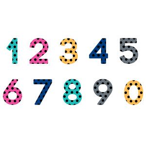 polka dot numbers|186271