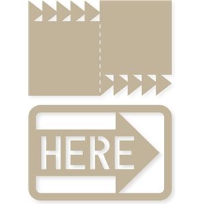 here/arrows card|28401