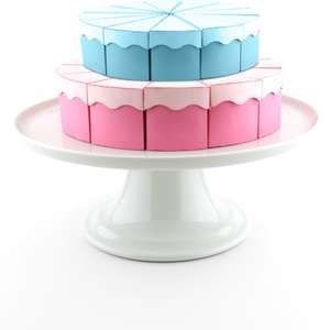12 slice cake - double layer|315107