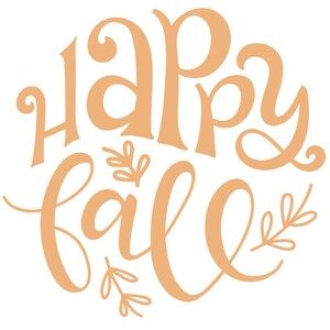 Happy Fall Retro lettering|418720