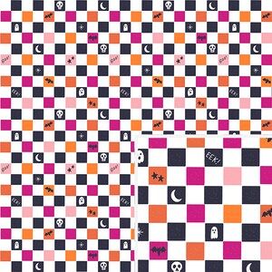 Halloween Checkerboard Pattern|454564