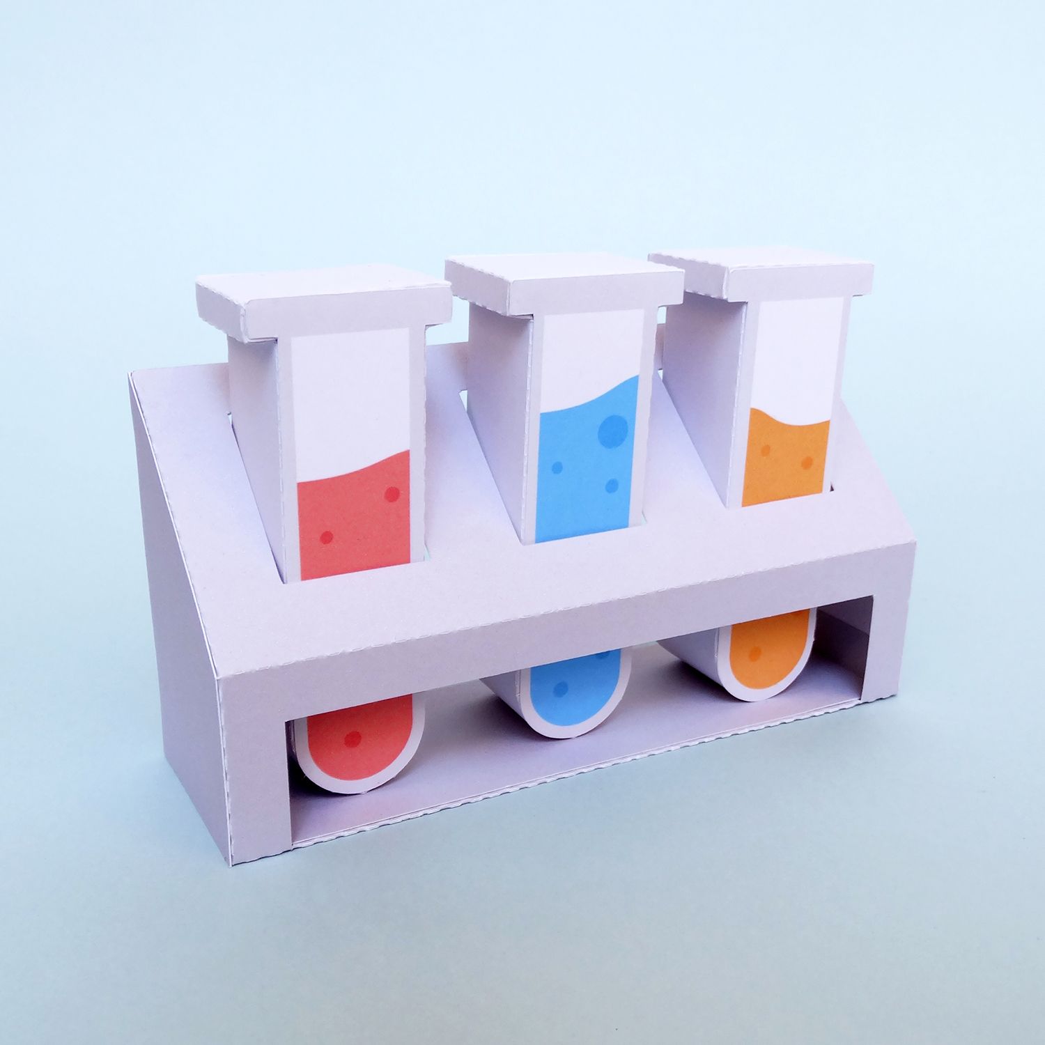 Decorative Test Tube + Rack|D-1240531