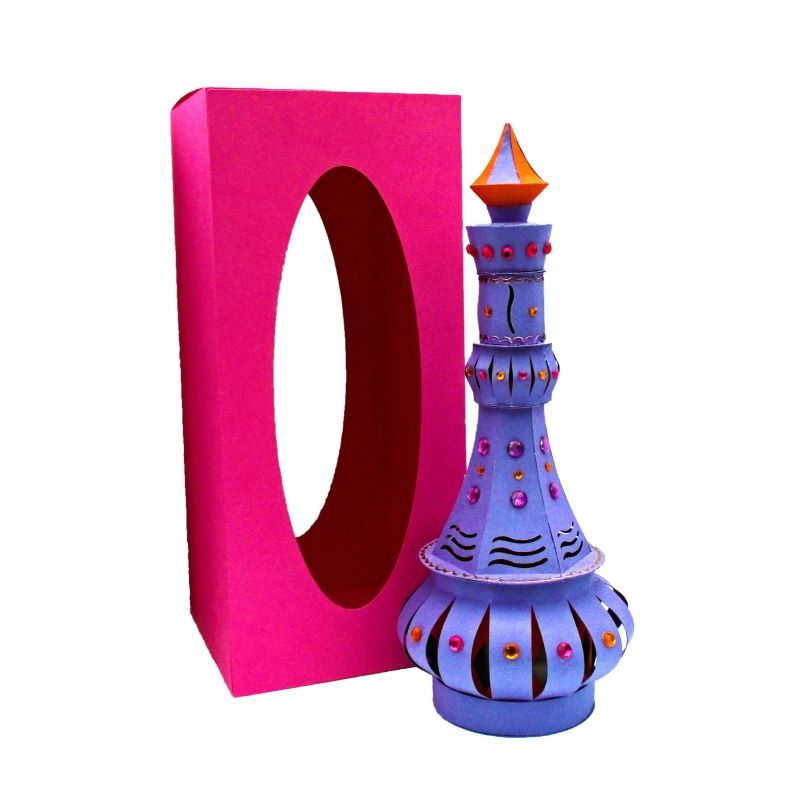 3D Genie's bottle with gift box|D-1234480