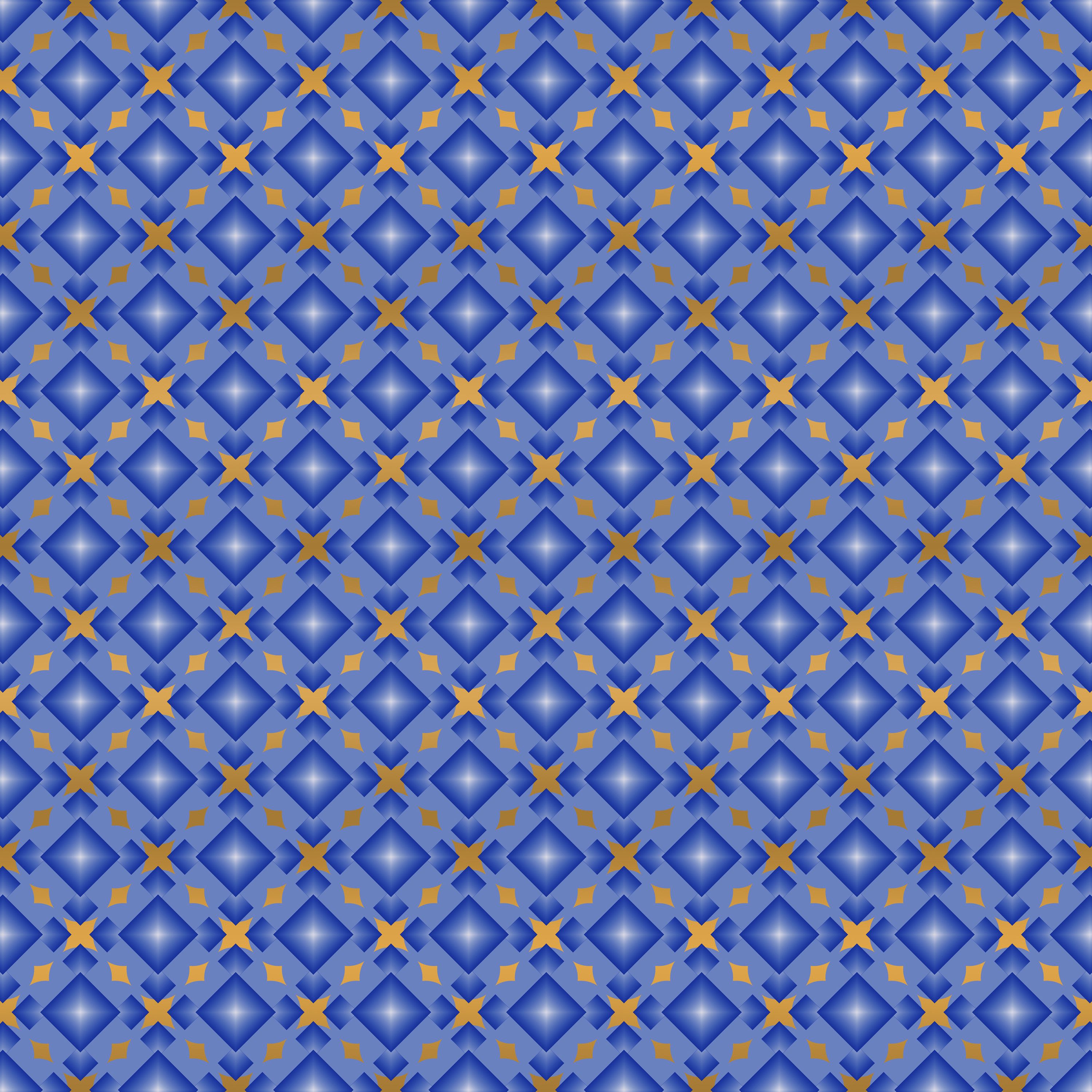 blue and gold geometric pattern|D-1236149
