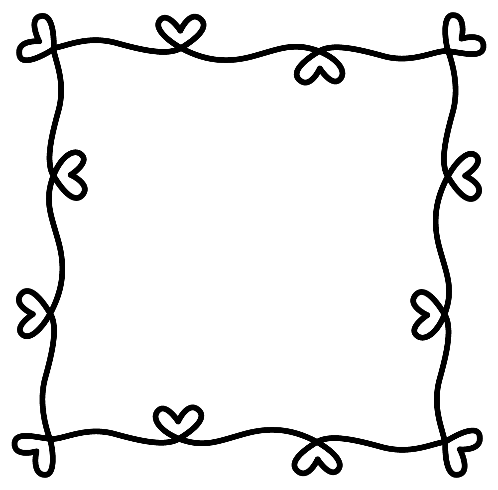 Square Heart Frame|D-1235593