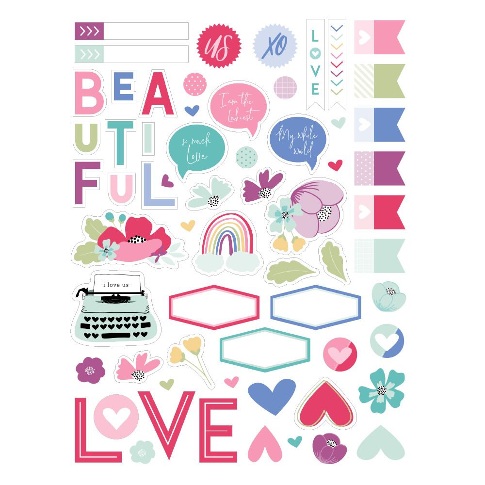 I Heart Us Valentines Sticker Sheet|D-1243822