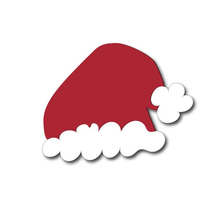 Santa Hat SVG Cut File|D-1235718