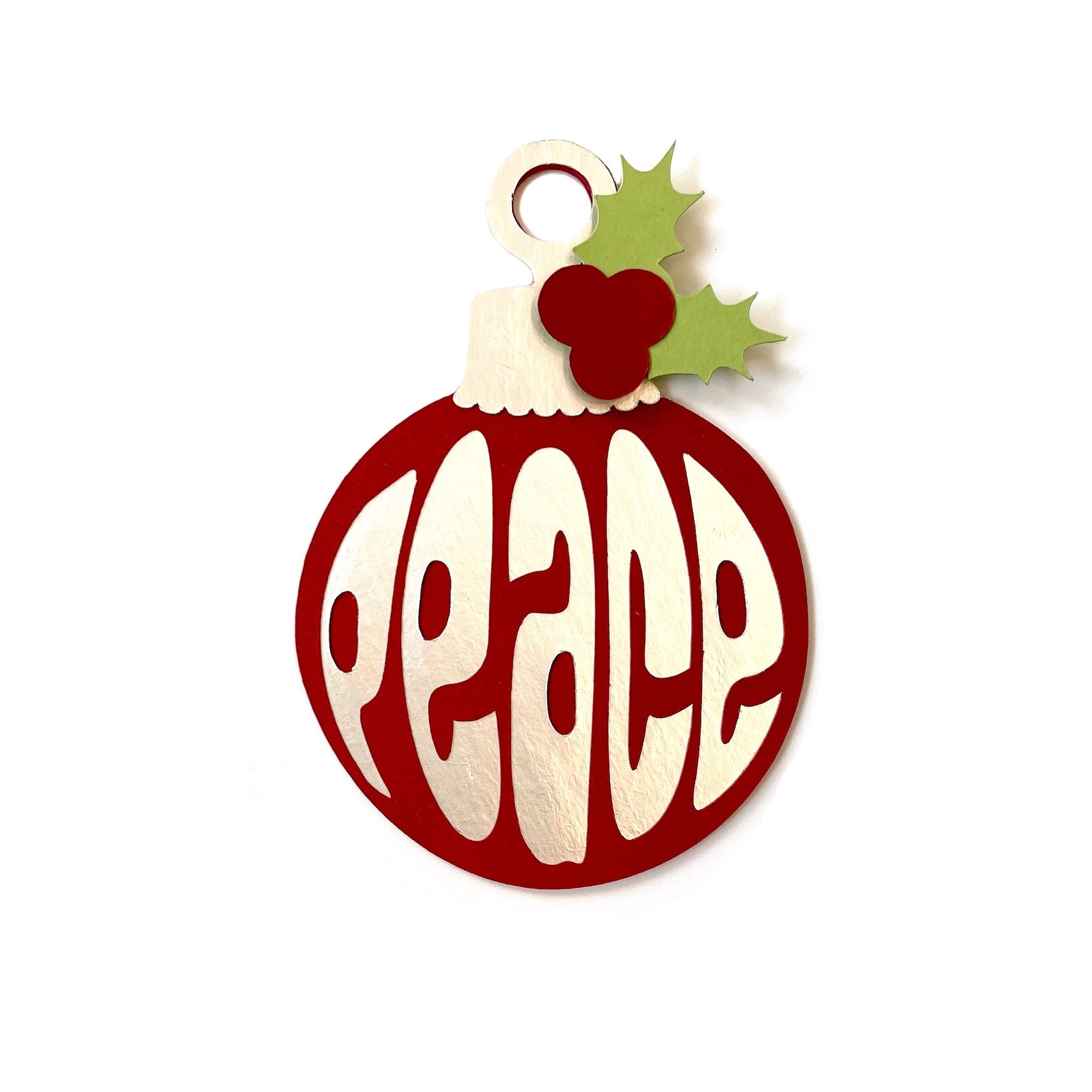 Layered Tag Ornament Peace|D-1230946