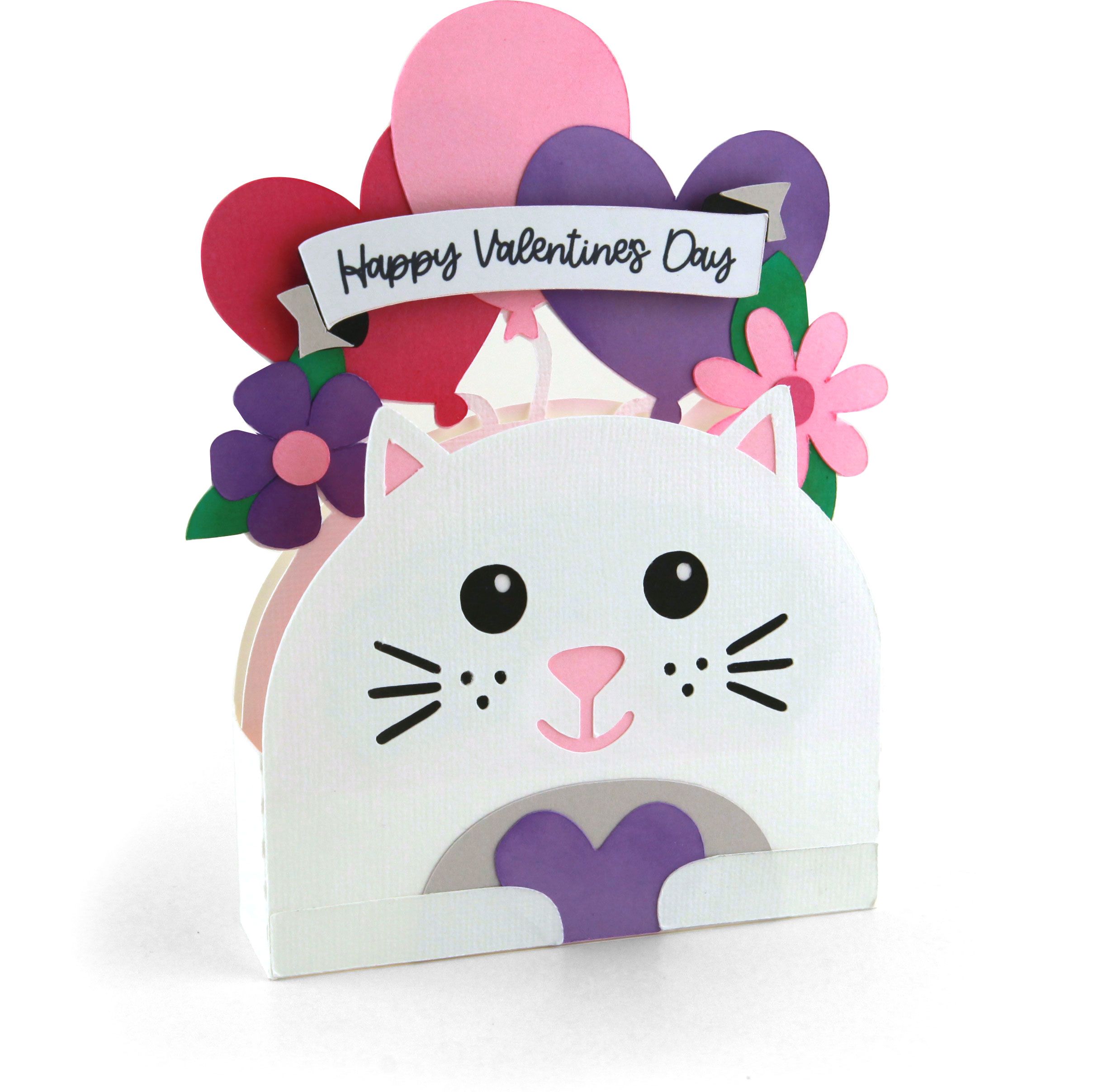 5x7 Box Card Valentine Cat|D-1241049