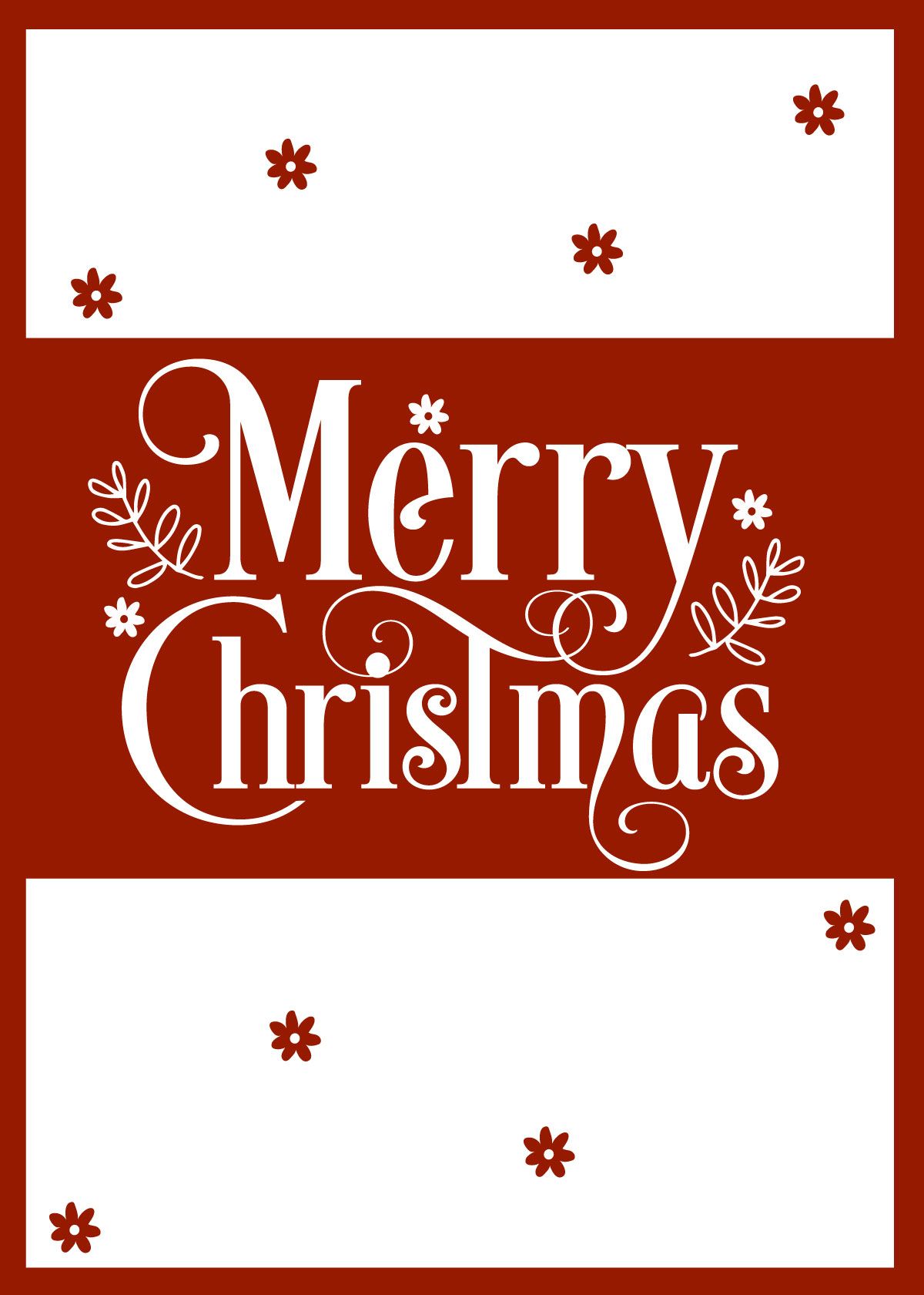 Merry Christmas - Christmas Card Cover |D-1228489
