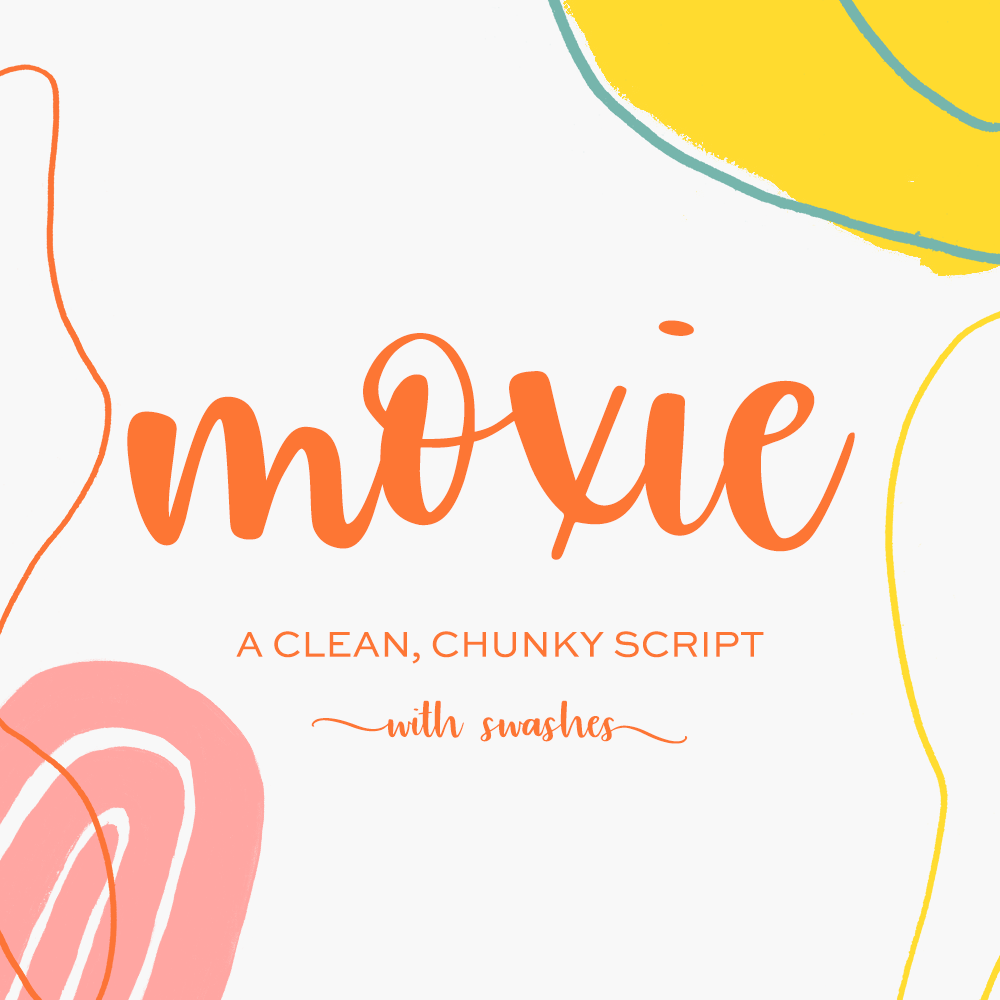 Moxie Calligraphy Script Font|D-377022