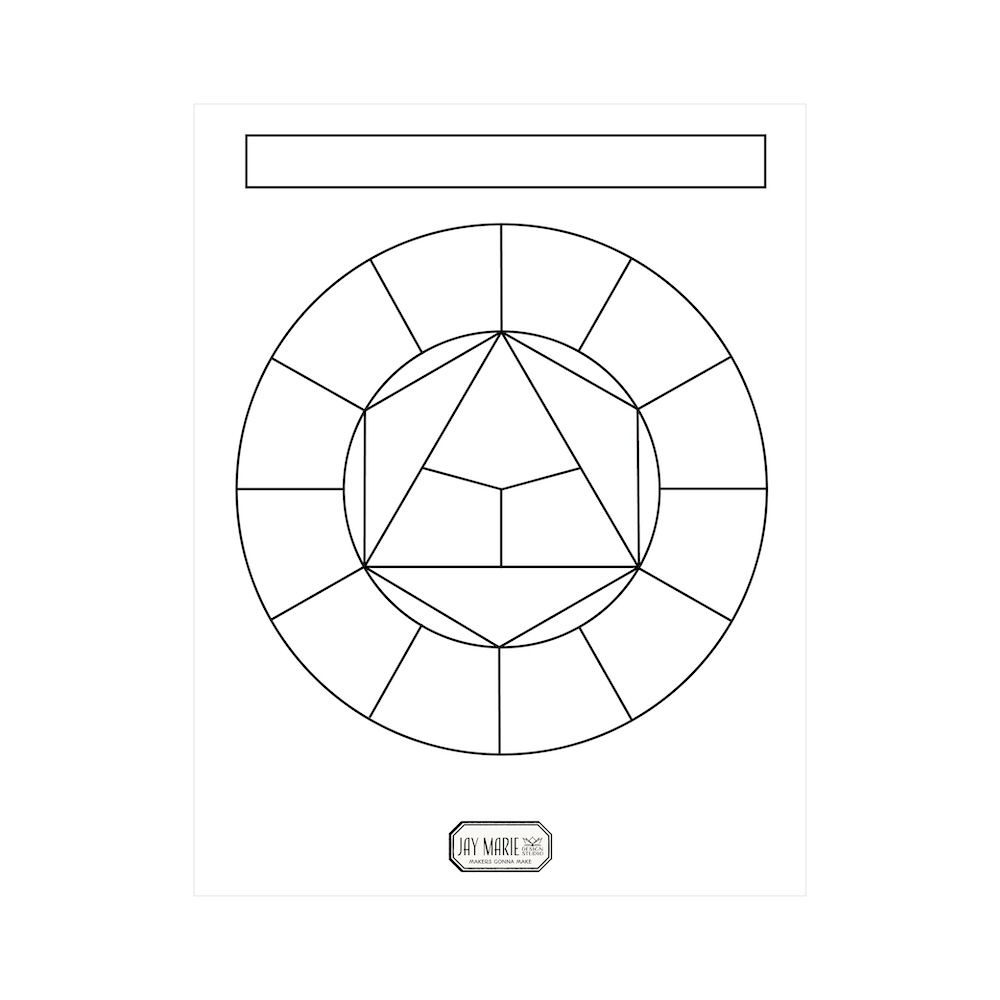 Artist Tools Color Wheel Theory Template 12|D-1237134