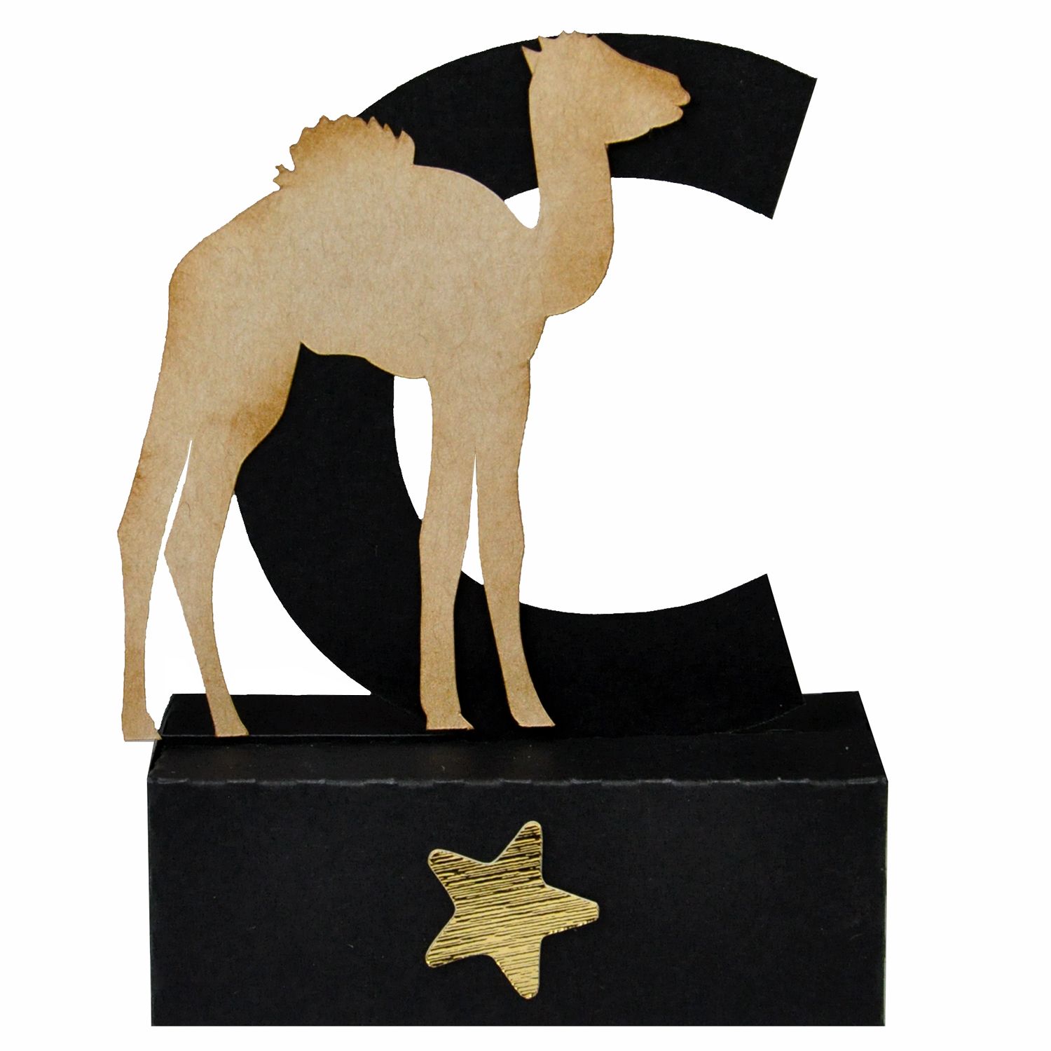 C - 3D Nativity Christmas Alphabet Letter|D-1232226