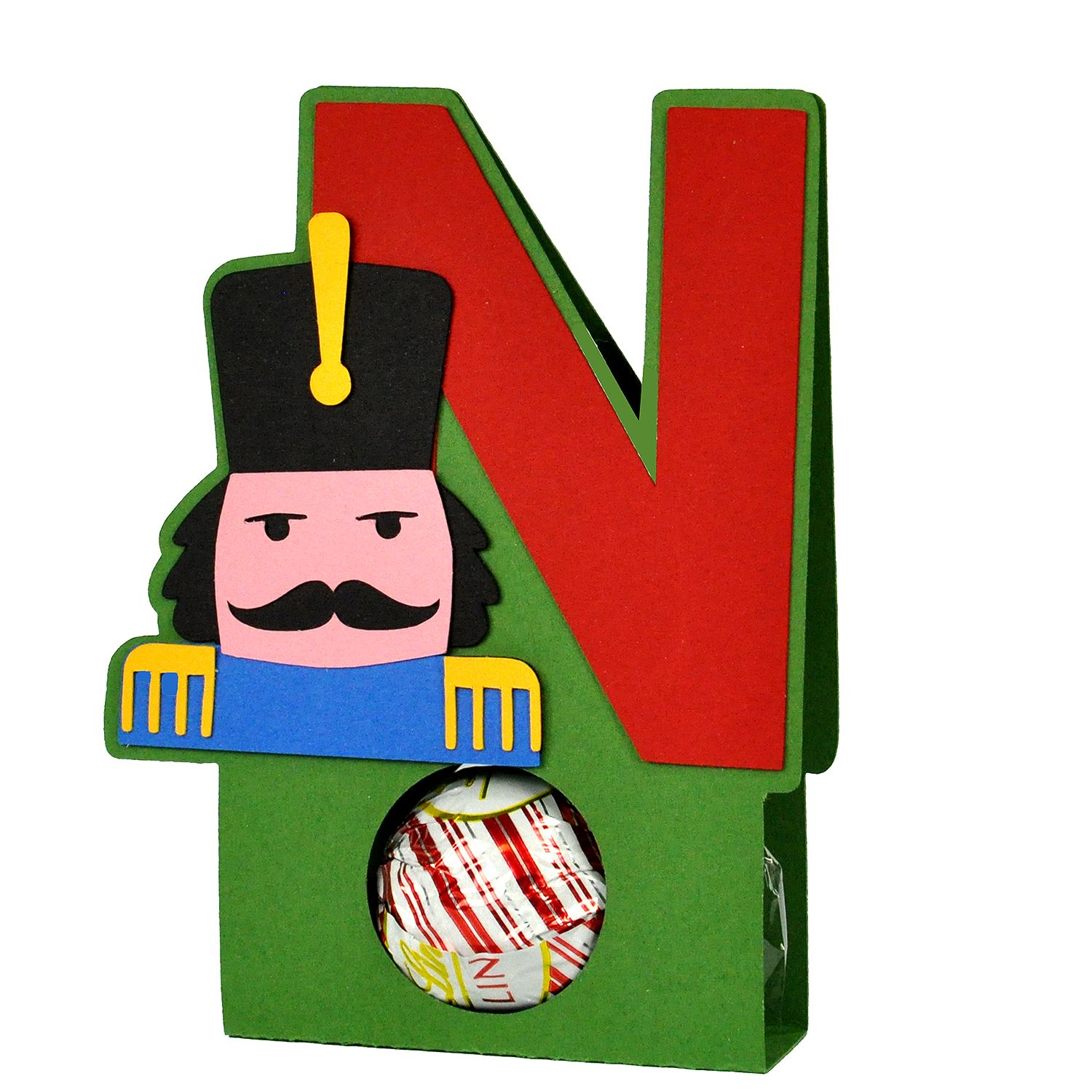 Letter N Christmas Candy Holder |D-1237140