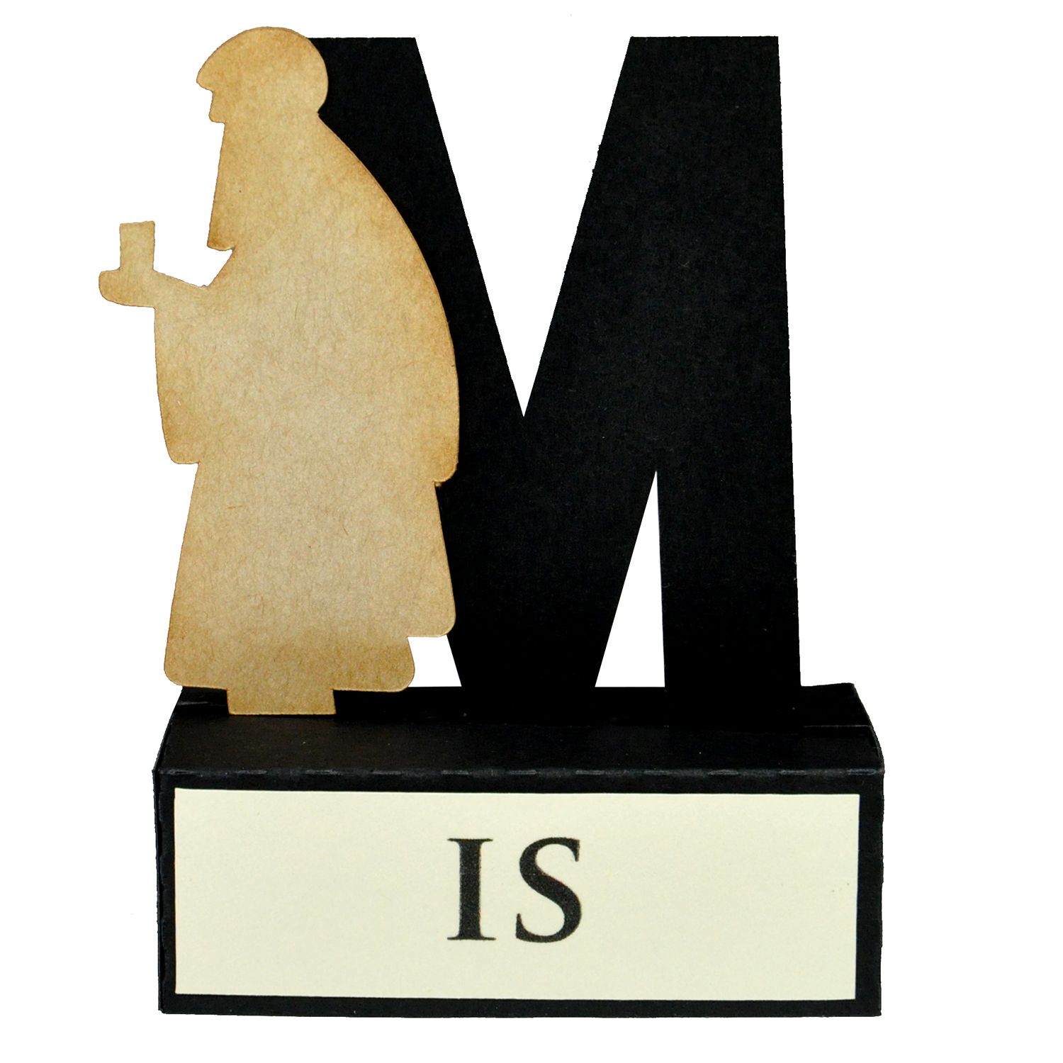 M - 3D Nativity Christmas Alphabet Letter|D-1232220