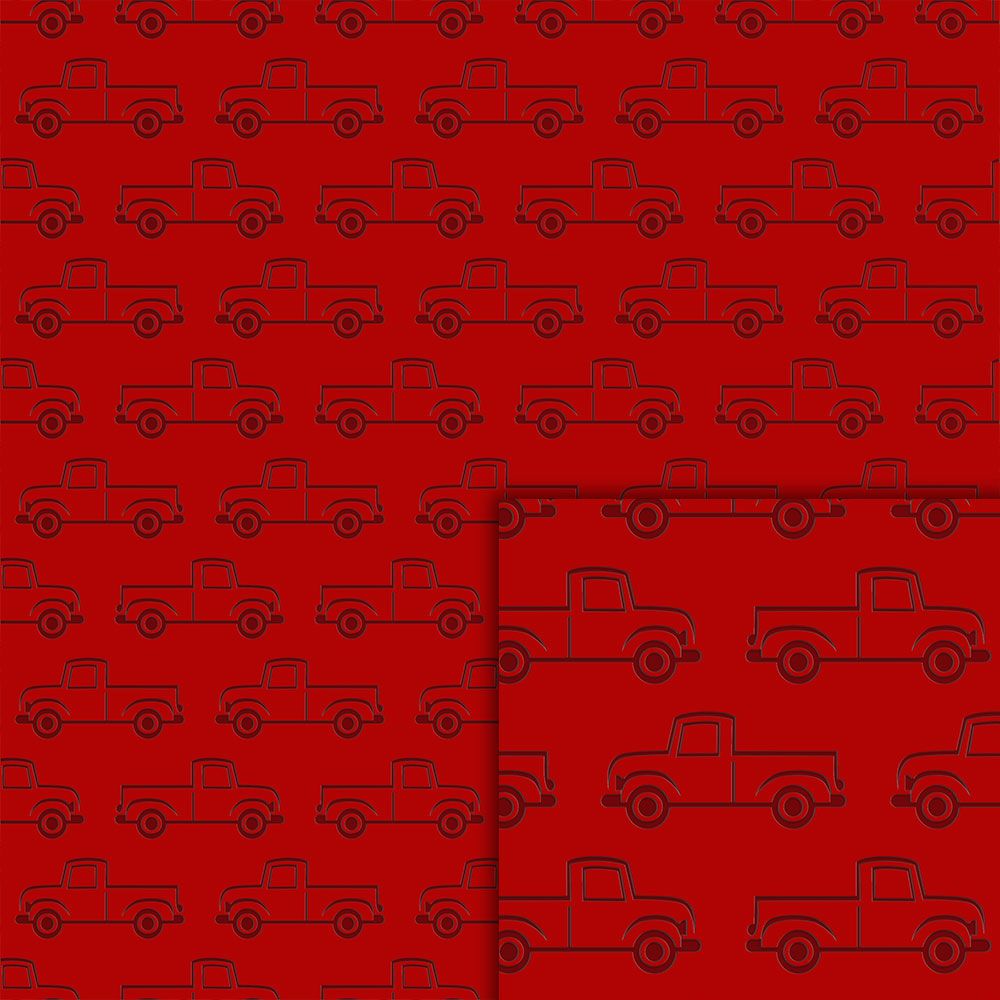 red truck pattern|D-1238031