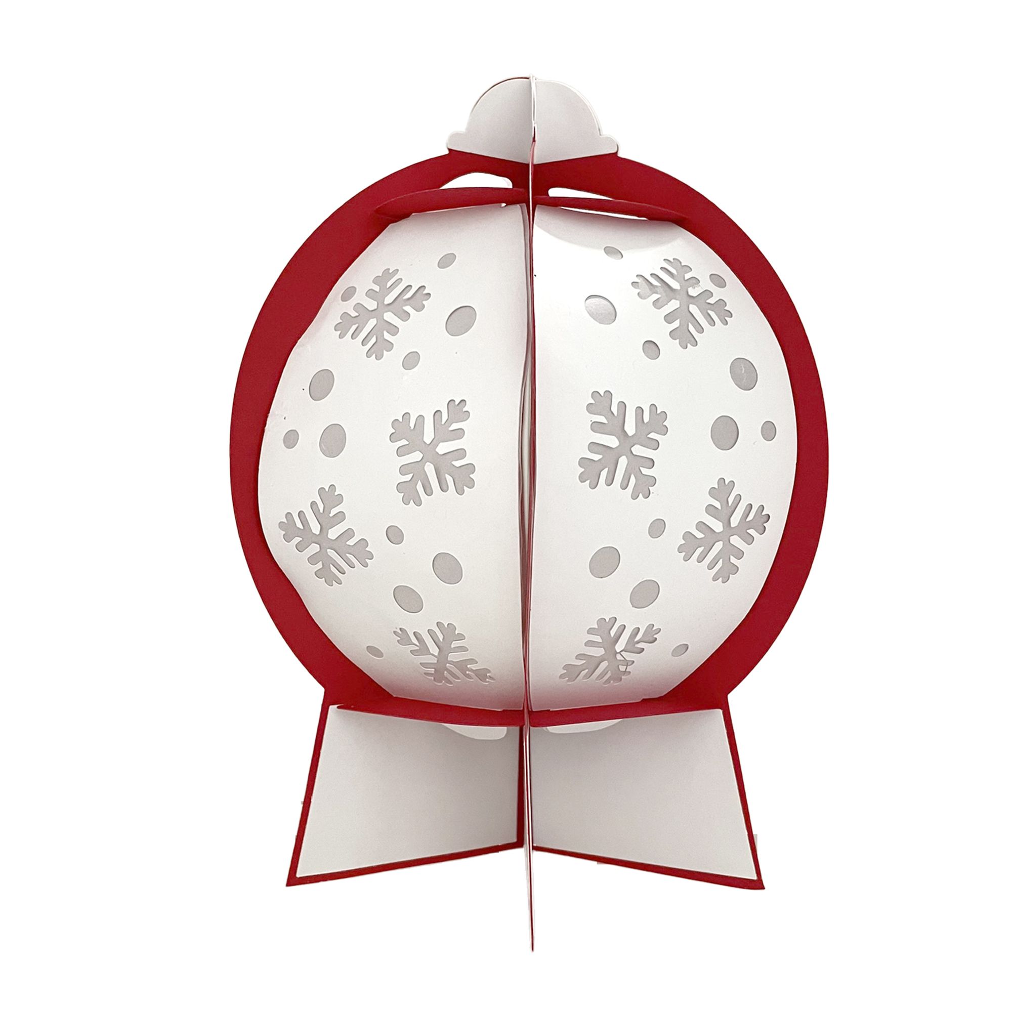 Snowflake 3D Snow Globe Lantern|D-1234512