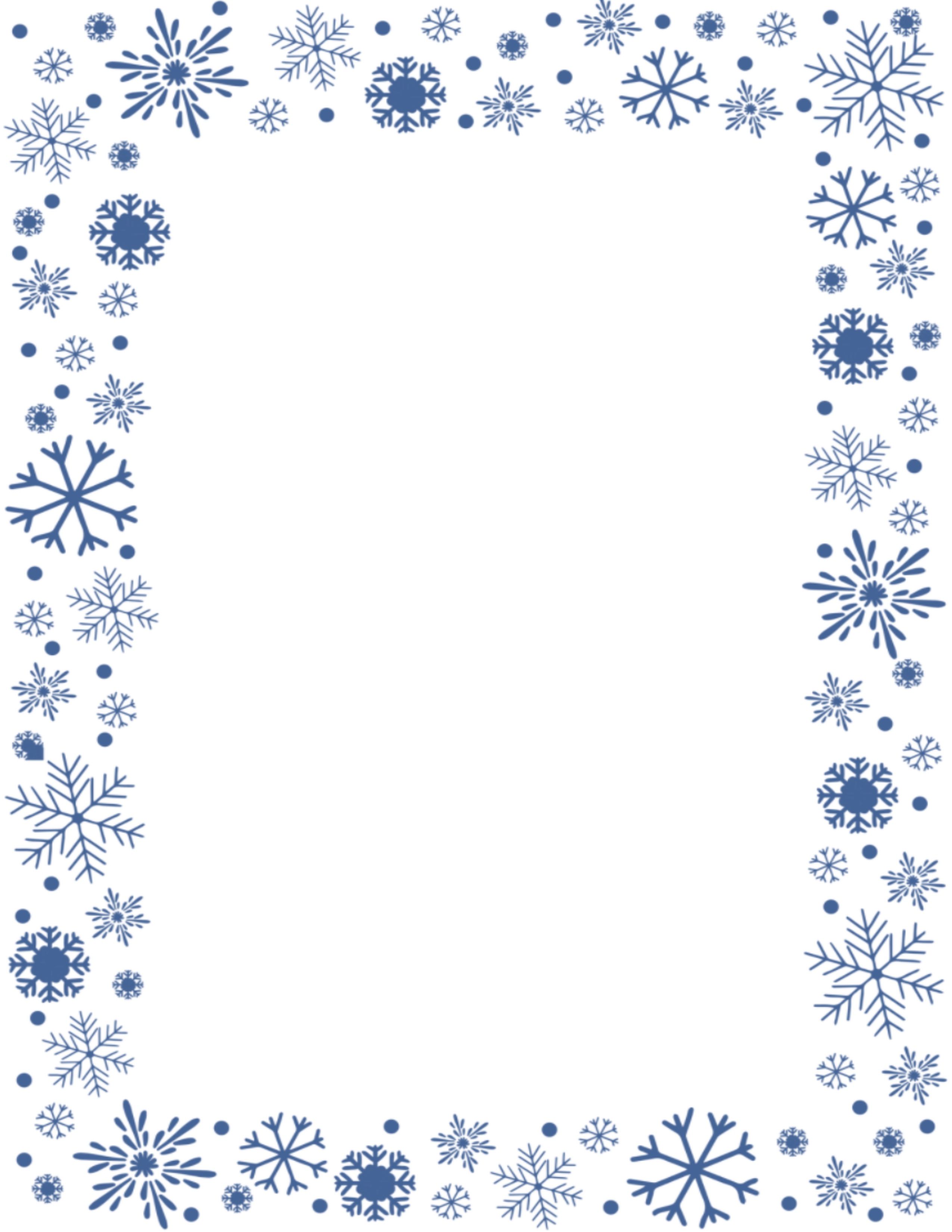 Snowflakes Printable Card |D-1233959