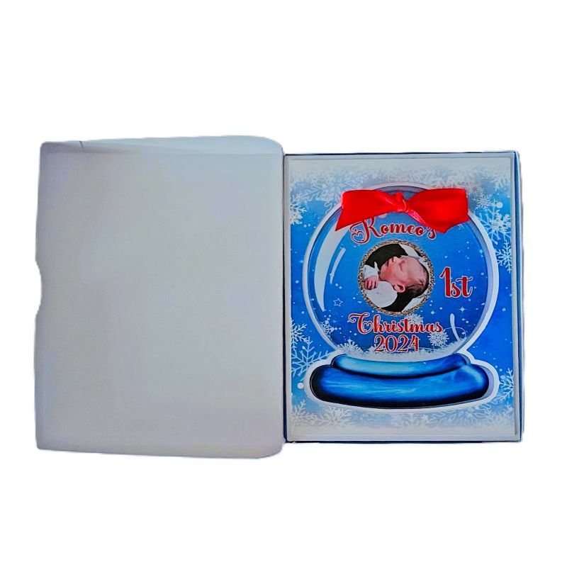 Acrylic Christmas Snowglobe box |D-1236526