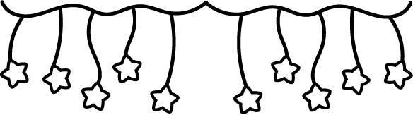 simple stars divider|D-1238067