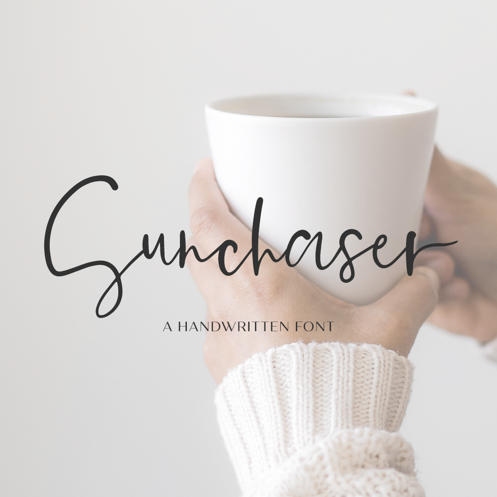 Sunchaser Script Font|D-377124