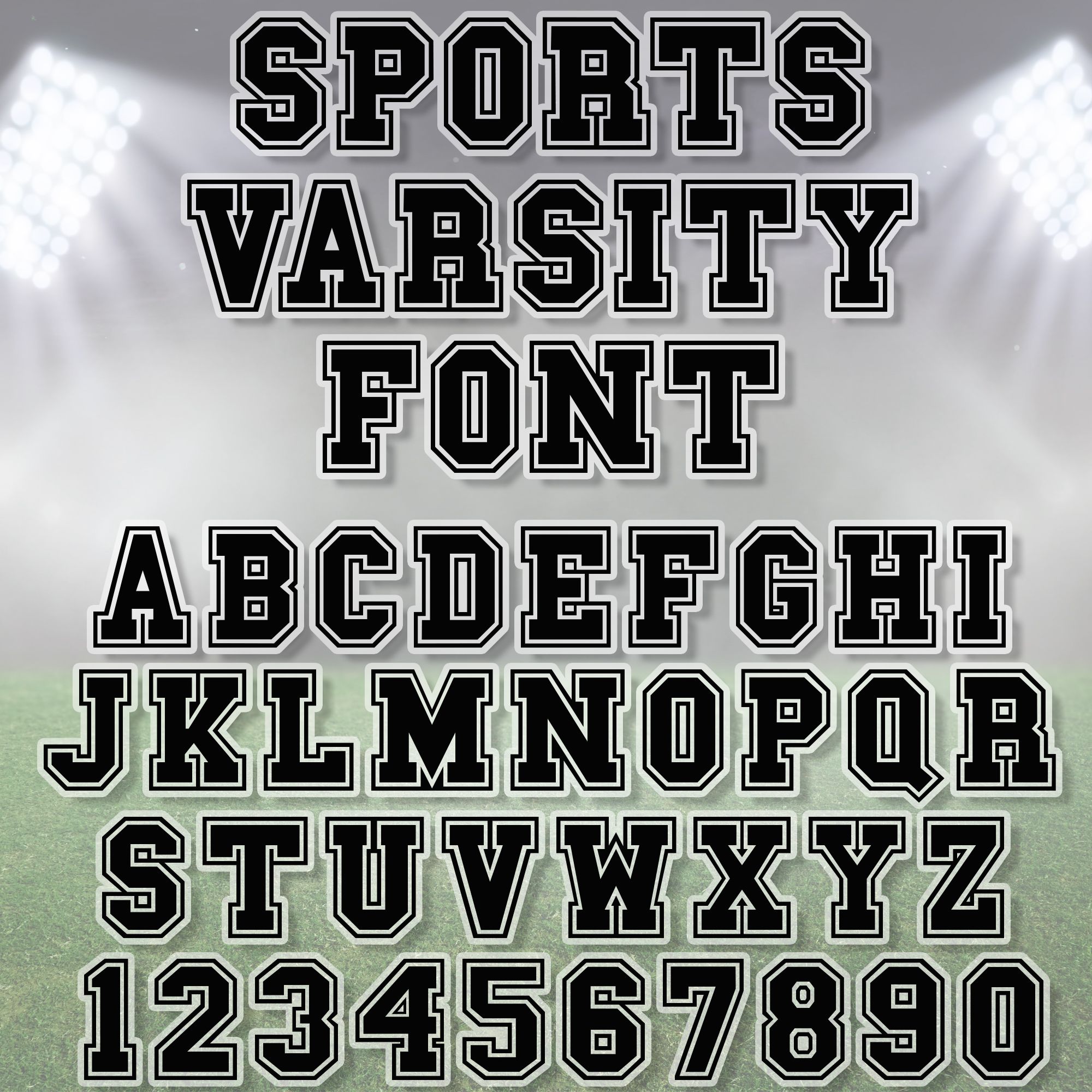 Varsity Sports Font|D-1241784