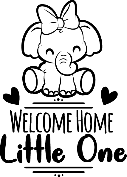 welcome home baby coloring pages