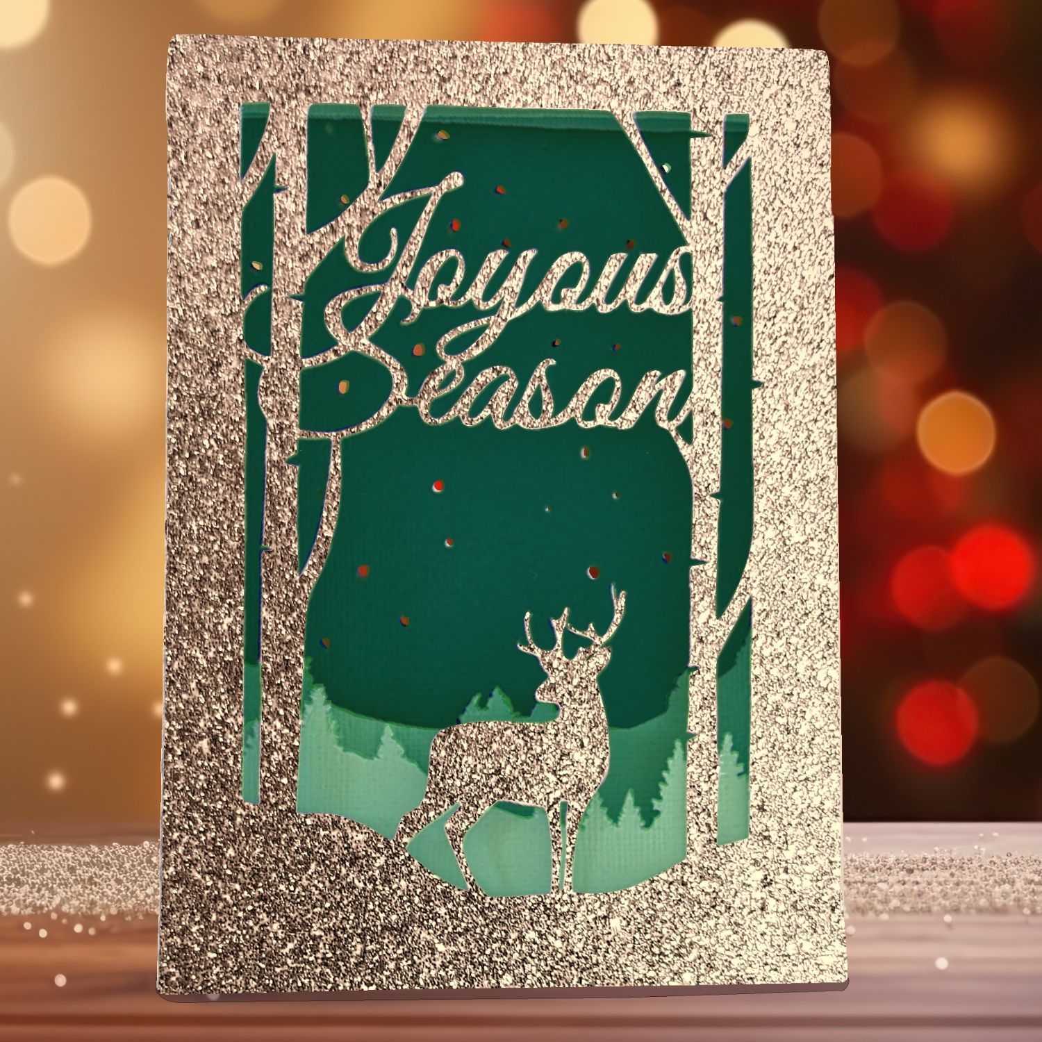 Winter Forest Tri Fold Card|D-1234004