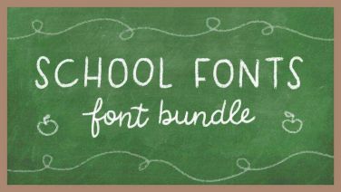 School Fonts Bundle