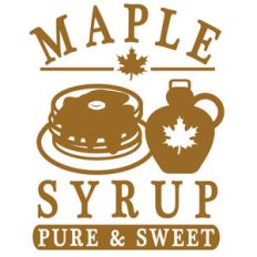 maple syrup sign