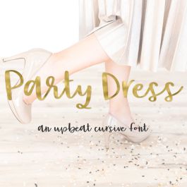 Party Dress Script Font