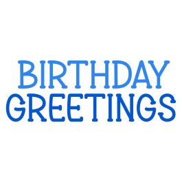 Birthday Card Sentiment|D-1248457