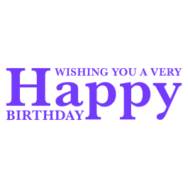 Birthday Greetings Card Sentiment|D-1245999