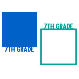 Seventh Grade Background and Frame