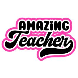 Amazing Teacher Layered Quote