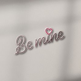 Be Mine Chocolate Heart Digital Sticker|D-1238599