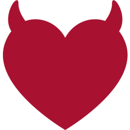 simple devil heart