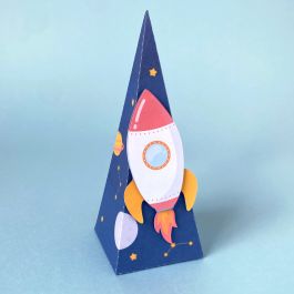 Space Rocket Pyramid Box|D-1263047