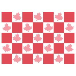 Checkerboard Canada Pattern