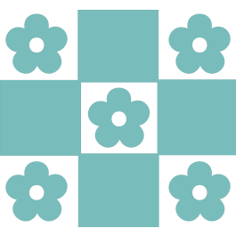 Flower Checkerboard